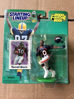 2000 Hasbro NFL Starting Lineup Action Figure Terrell Davis Denver ...