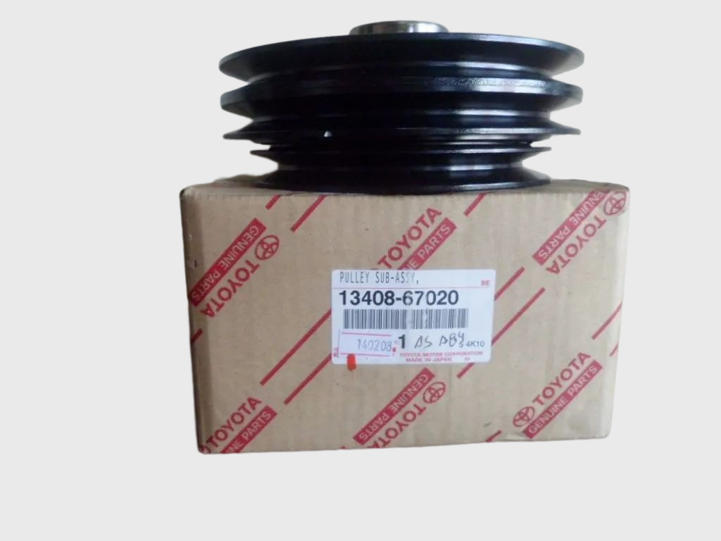 Toyota 13408-67020 Hilux 4Runner 1KZTE Engine Crankshaft Pulley Genuine ...