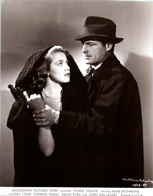 KANE RICHMOND & AUDREY LONG 1948 Stage Struck Monogram Orig. Movie Still Photo | eBay