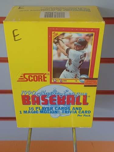 1990 Score Baseball Error Wax Box ( 36 Packs) | eBay