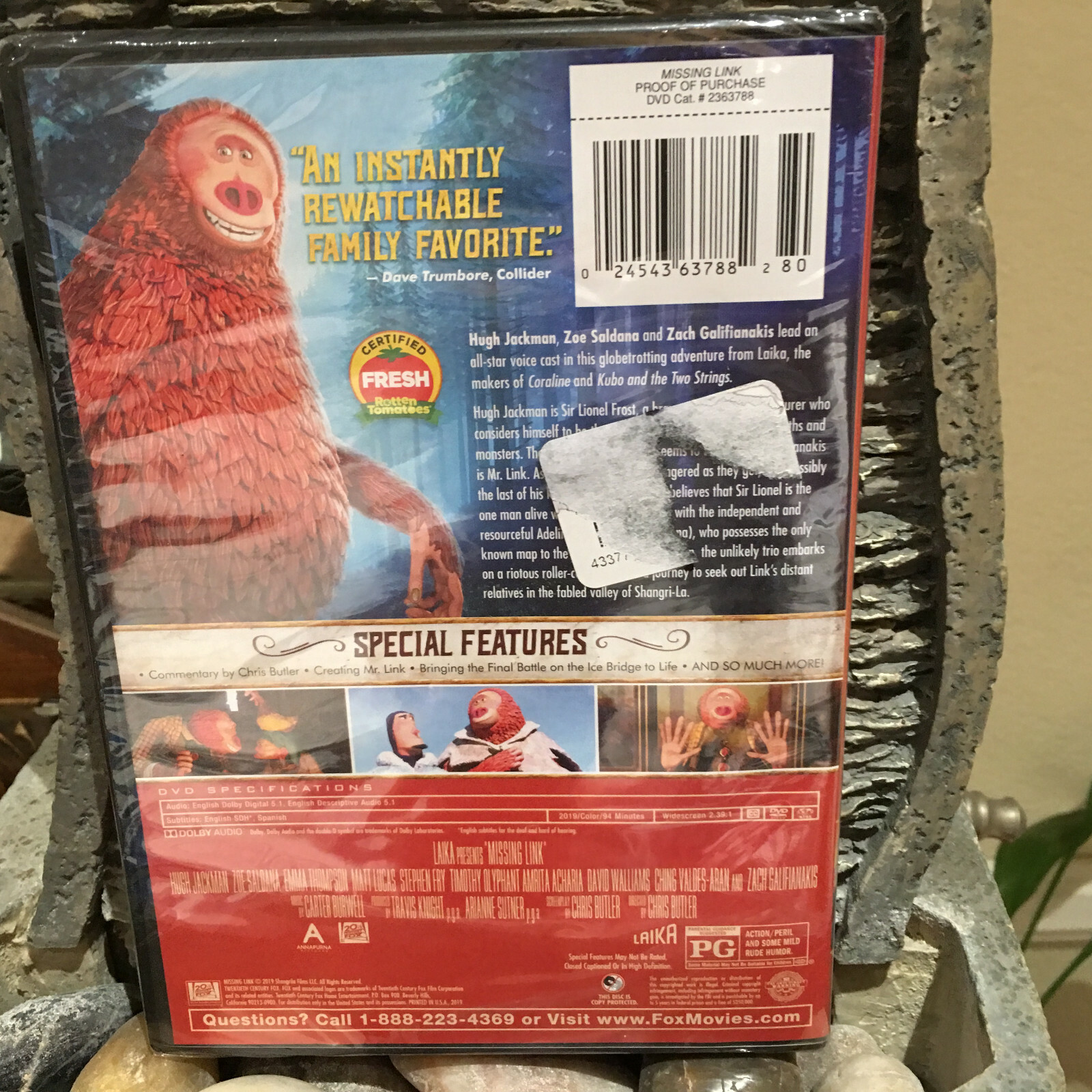 Missing Link DVD - NEW - Hugh Jackman | eBay