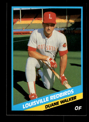 1988 CMC # 17 Duane Walker Card (ML) Louisville Redbirds St Louis ...