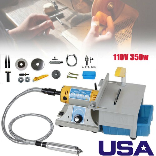Gem Jewelry Rock Polishing Buffer Bench Lathe & Polisher Machine Set ...