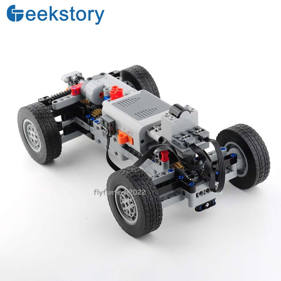 4WD MOC Drive Technic Car Chassis Motor Building Blocks Bricks Parts ...