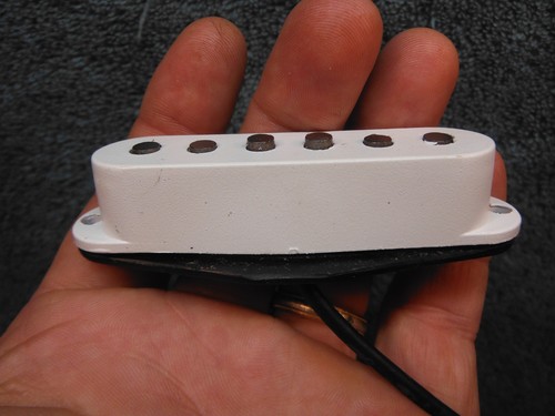 1980's Dimarzio strat-style Stacked Humbucker guitar pickup 17 K split ...