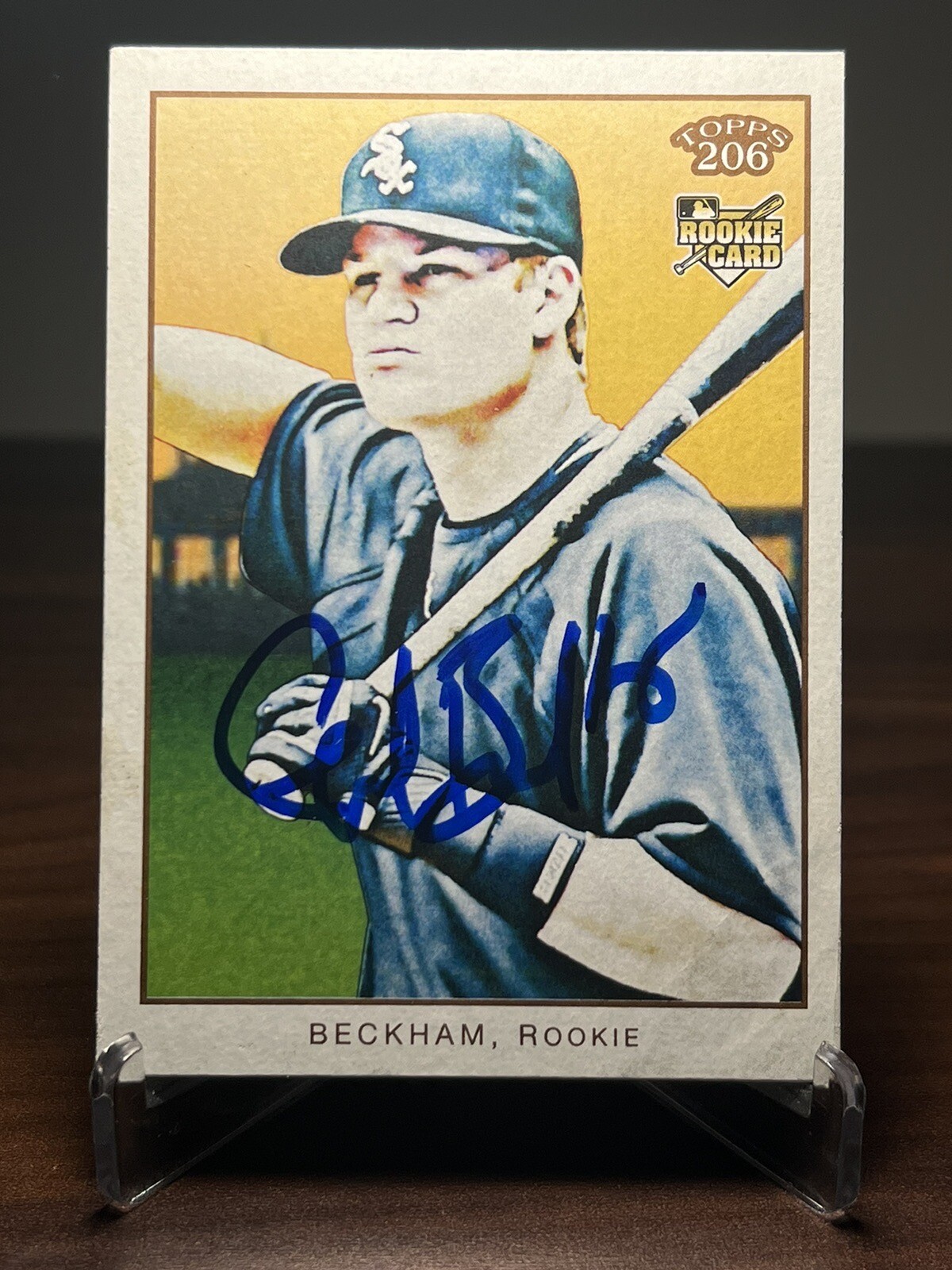 Gordan Beckham Signed Autographed 2009 Topps Baseball Rookie Card #174 ...