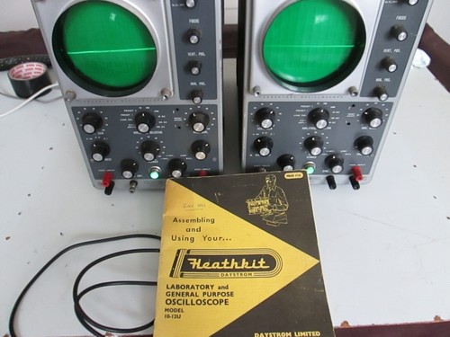 2 Heathkit by Daystrom model 10-12-u Laboratory Oscilloscope | eBay UK