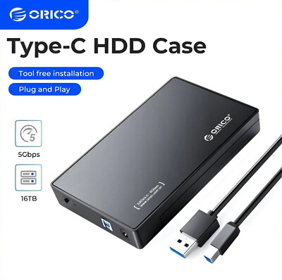 ORICO External Hard Drive Enclosure for 3.5/2.5" SATA Hard Drives USB 3 ...