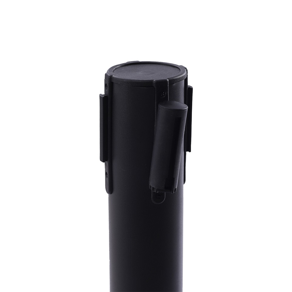 6PC Crowd Control Barrier Stanchion Set Posts Queue Pole Retractable ...