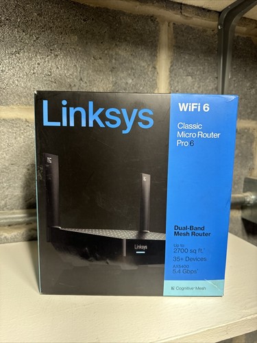 Linksys Classic Micro Router Pro 6 Dual-Band Cognitive Mesh Router ...