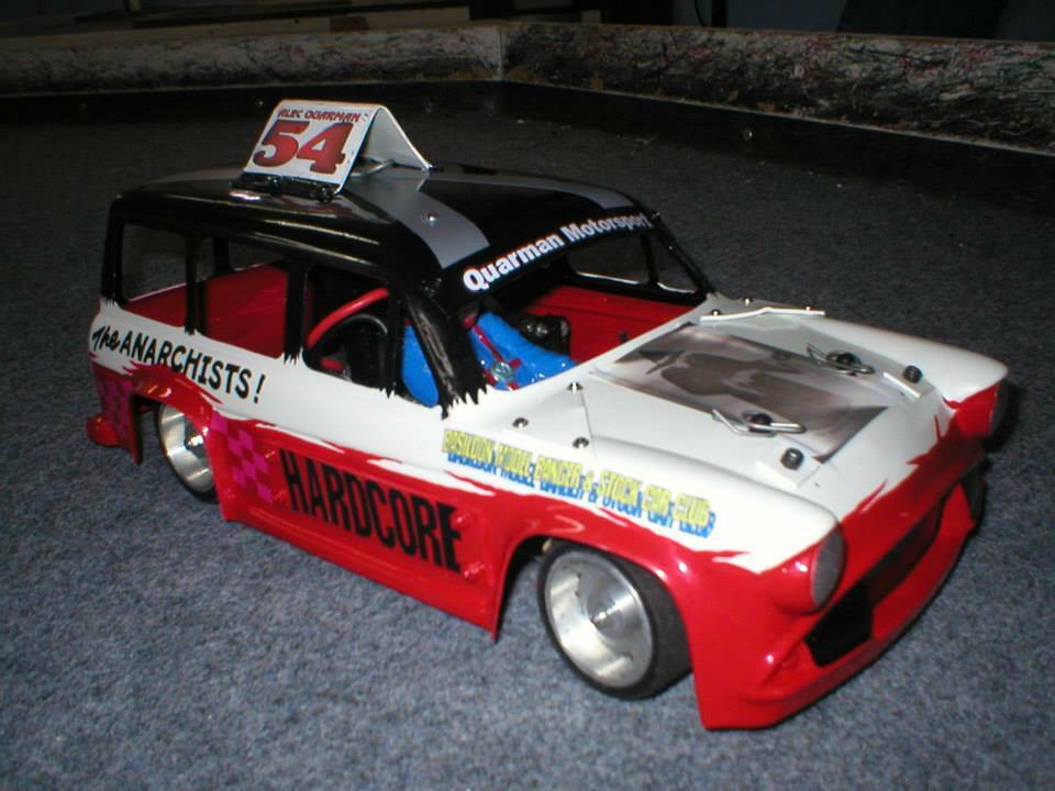 Kamtec Anglia Van 602 Banger body ABS RC Racing | eBay UK