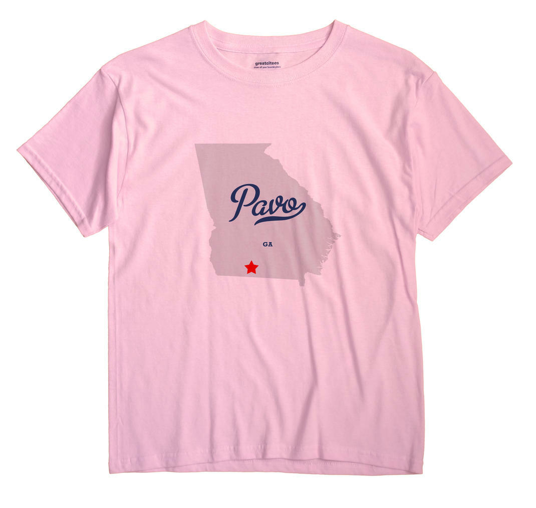 Pavo Georgia GA T-Shirt MAP | eBay