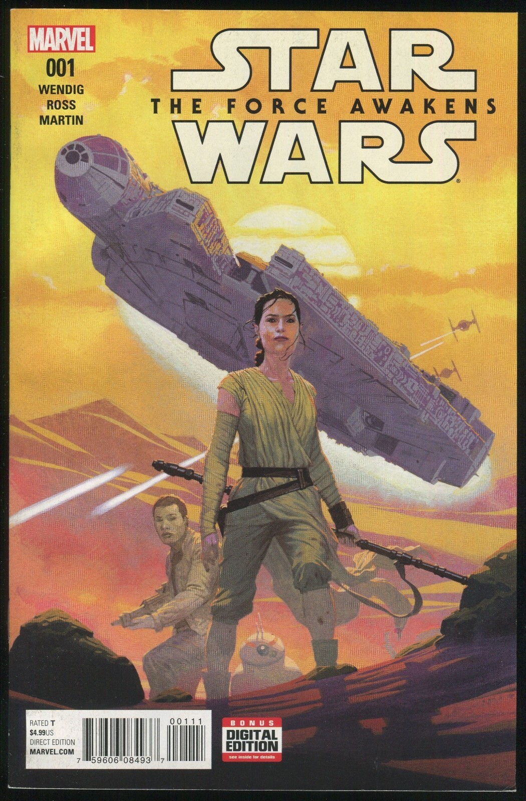 Star Wars The Force Awakens Comic Set 1-2-3-4-5-6 Episode VII ROTJ ...