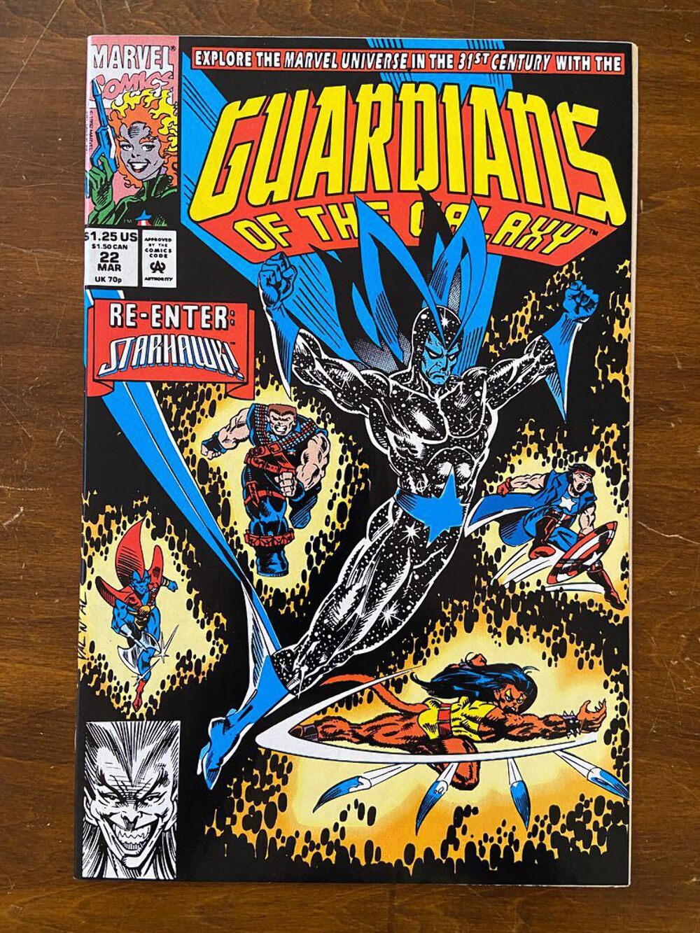 GUARDIANS OF THE GALAXY #22 (Marvel, 1990) VF Jim Valentino | eBay