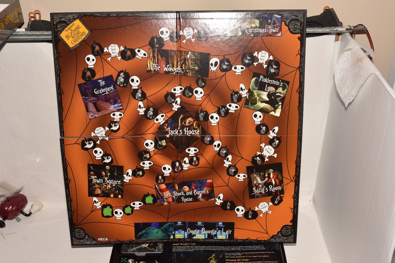 Tim Burton's The Nightmare Before Christmas Board Game NECA Game | eBay