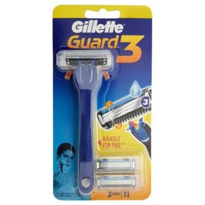 Gillette Guard Razor + 3 Cartridges | eBay