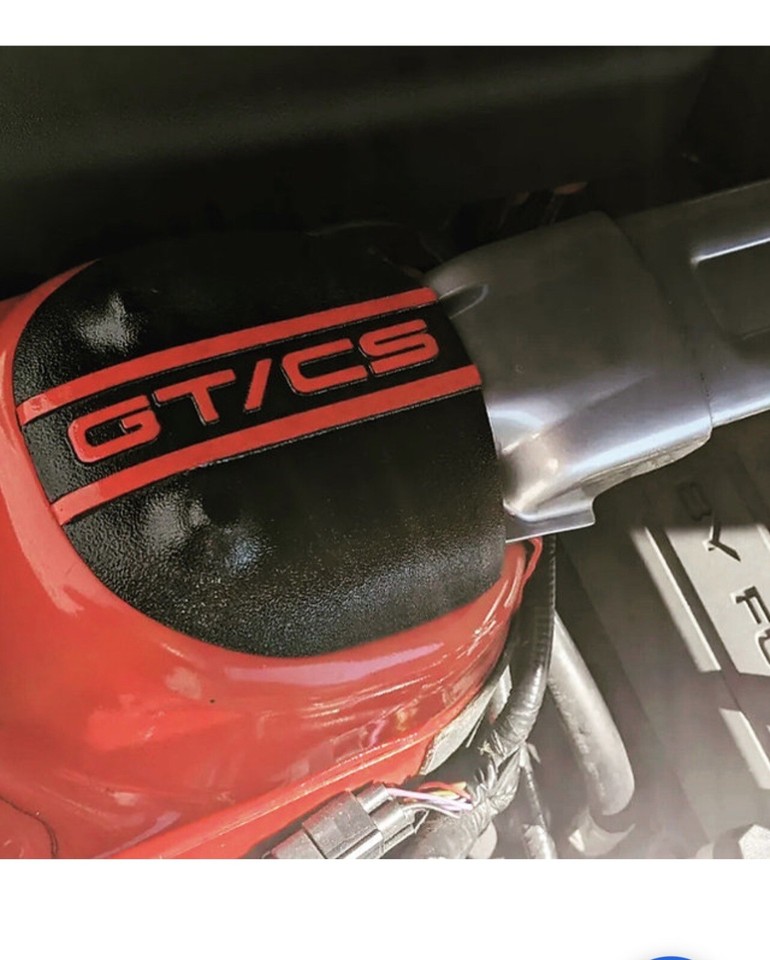 05-14 Mustang black plastic Strut Tower Covers Caps (pony) V6,GT,GT500 ...