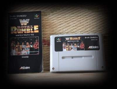 WWF Royal Rumble w/manual Nintendo Super Famicom SFC Good Condition | eBay