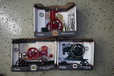 Collection 3 ERTL Vintage Gasoline Engine Models IHC Famous Model M ...
