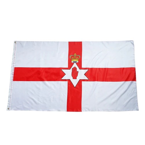 Northern Ireland Ulster Flag 5x3' Red Hand of Ulster NI Flag Free UK ...
