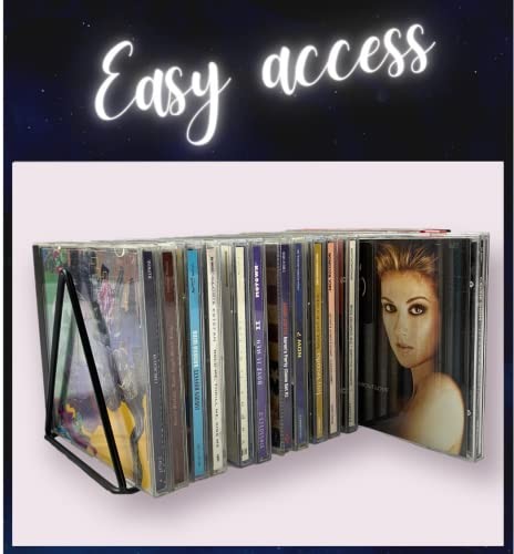 CD Storage Rack Organizer Stand - Compact Disc Holder Display Shelf for ...