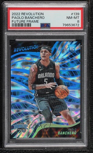 2022 Panini Revolution Rookies Future Frame /60 Paolo Banchero PSA 8 ...