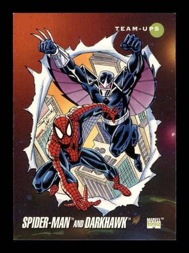 81 Spider-Man and Darkhawk Team-Ups Impel Marvel 1992 Trading Card TCG ...
