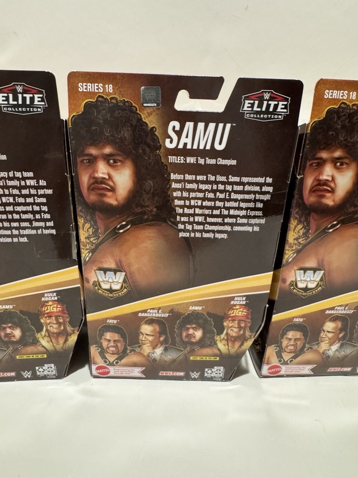 Mattel WWE Elite Legends Series #18 Fatu & Samu Plus Chase Action ...