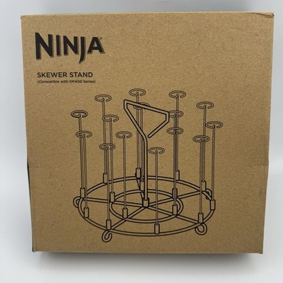 Ninja Foodi Stainless Steel Skewer Stand AOP103BRN 8-Qt Cooker OP400 ...