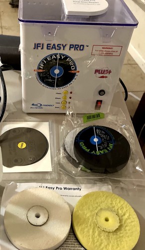 JFJ Easy Pro Disc Cleaning Repair Machine W/ Supplies & Accessories ...