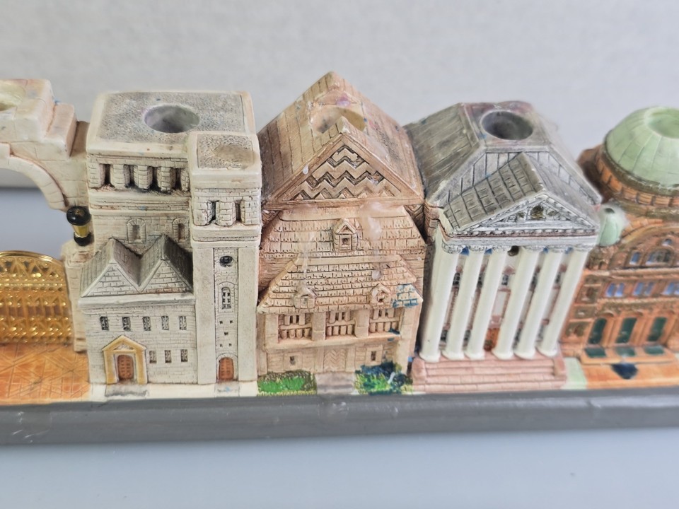 RARE Jewish Synagogues of Europe Heavy Plaster Menorah by Maude Weisser ...