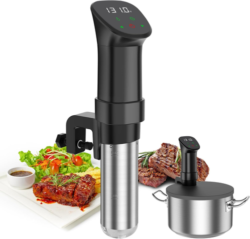 Sous Vide Machine-Suvee Cooker- Sous Vide Kit with Lid, Recipes-1000W ...