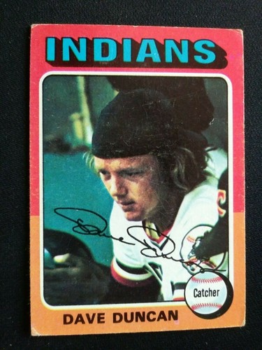 1975 Topps Baseball Card # 238 Dave Duncan - Cleveland Indians | eBay