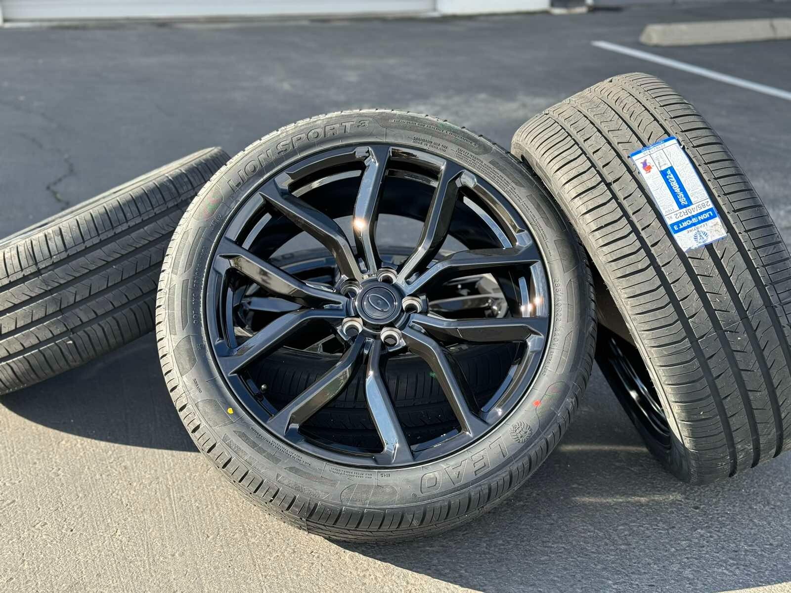 22" Wheels Rims Tires Range Rover Autobiography HSE Sport Land Rover ...