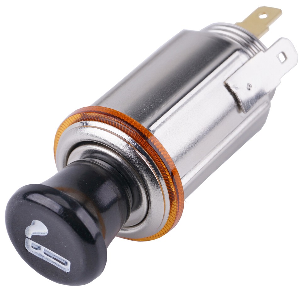 DC 12V Car Auto Cigarette Lighter Replacement Plug & Socket Assembly ...