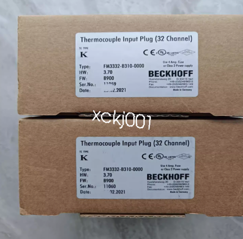 1PCS BECKHOFF Thermocouple Fieldbus module FM3332-B310-0000 New fedex ...