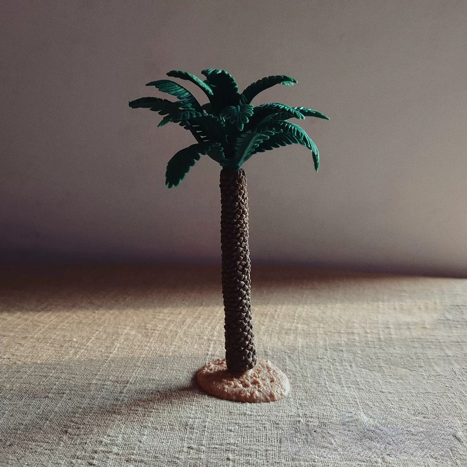 Diorama Coconut Palm Trees Model Beach Scene Model Seaside Fake Tree ...