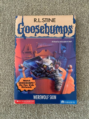 Goosebumps #60 Werewolf Skin w/attached mask ~ 1st print ~ Like New ~ R ...