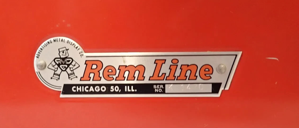 Vintage Rem Line Toolbox Remline Tool Box 10-drawer Mechanic Tool Chest ...