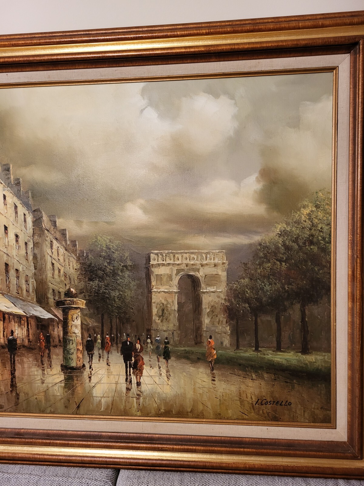 Original Oil on canvas Painting by Italian Artist I.Costello | eBay UK