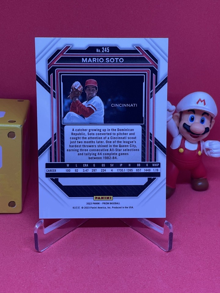 Mario Soto - 2023 Panini Prizm - Cincinnati Reds Base Card #245 | eBay