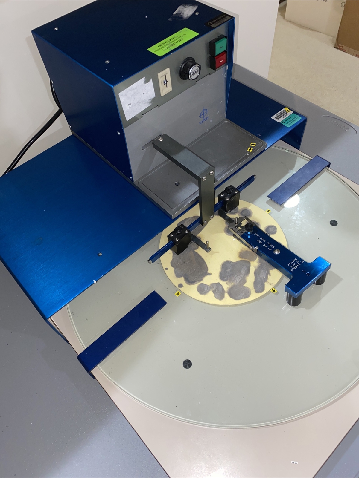 Diamond 233-100 Fiber Optic Polisher + E2000 Connector Jig + Polishing ...