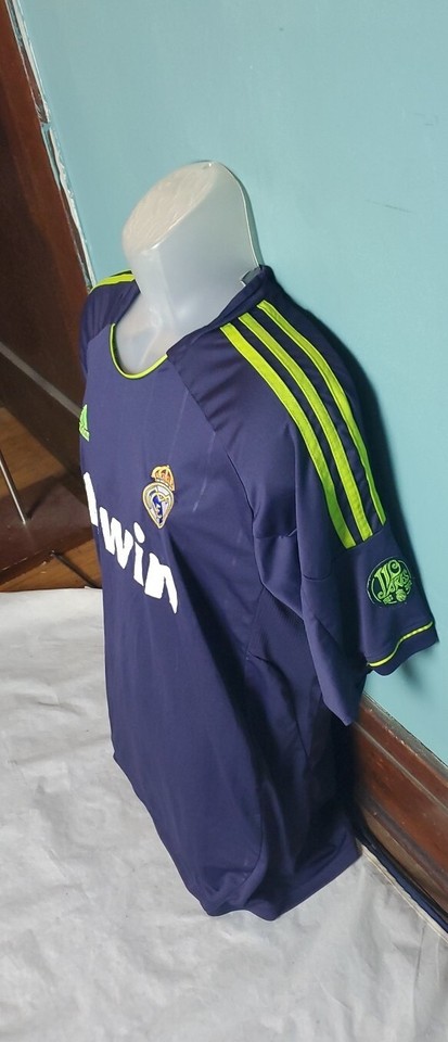 Adidas Real Madrid BWIN Soccer #8 Jersey LFP Blue Men's Size Large L ...
