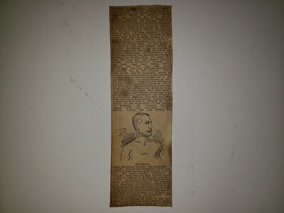 Bob Farrell 1895 Boxing Sketch VERY RARE! | eBay