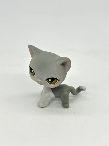 LITTLEST PET SHOP #138 Shorthair Grey Cat AUTHENTIC great condition LPS ...
