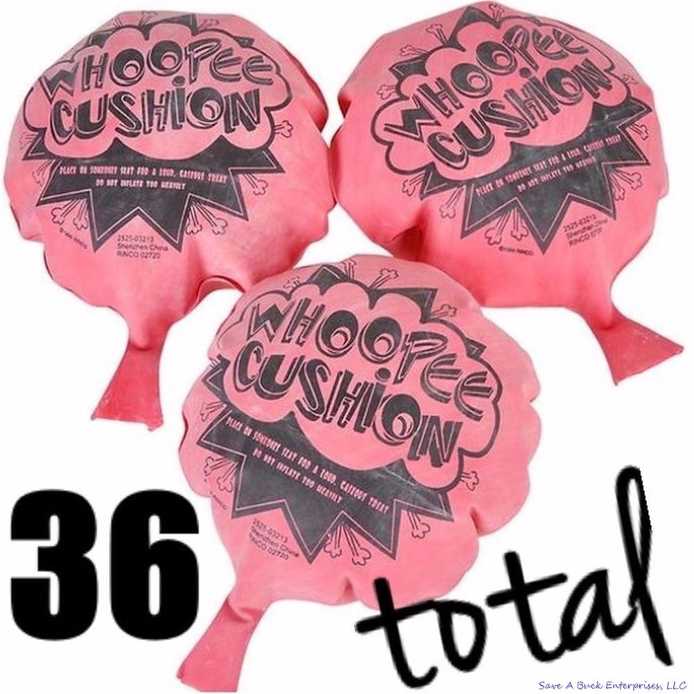 36 Fart Whoopee 8" Whoopie Cushions - Gag Prank Joke Noise Trick ...