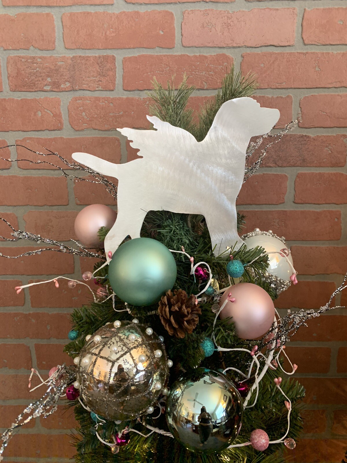 Labrador Retriever Angel, Dog Tree Topper, Wreath Decor, Holiday | eBay