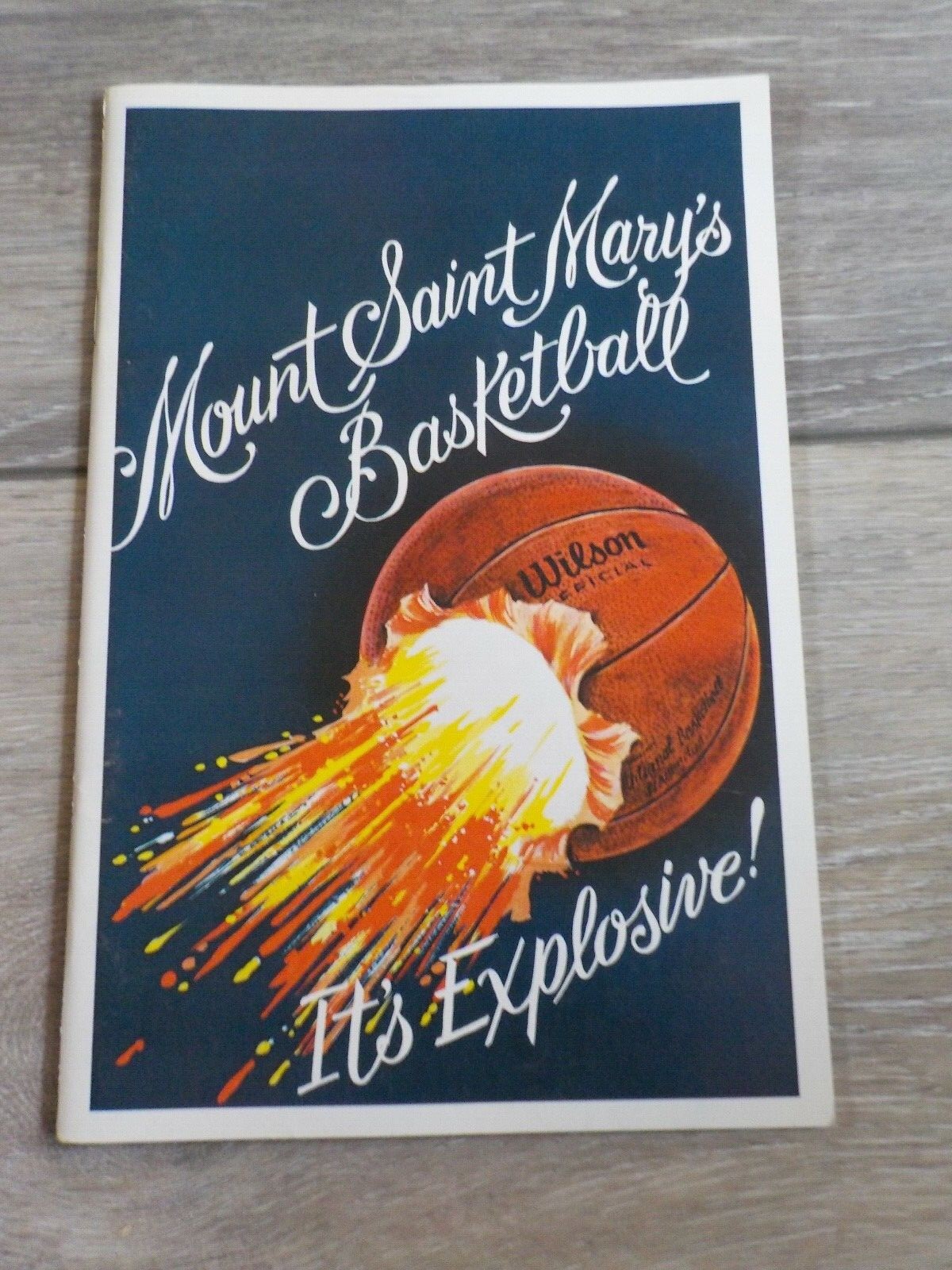 VINTAGE 1982-83 MOUNT SAINT MARY'S BASKETBALL MEDIA PRESS GUIDE | eBay