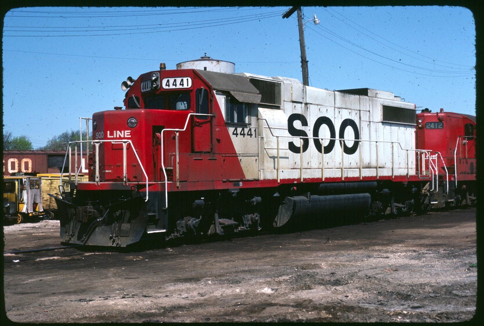 Original Rail Slide - SOO Soo Line 4441 N Fond du Lac WI 5-15-1983 | eBay