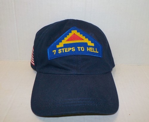 US Army 7 Steps To Hell hat adjustable Embroidered Logo Patch | eBay
